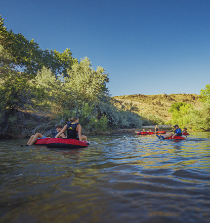 Zion Virgin River Tubing
